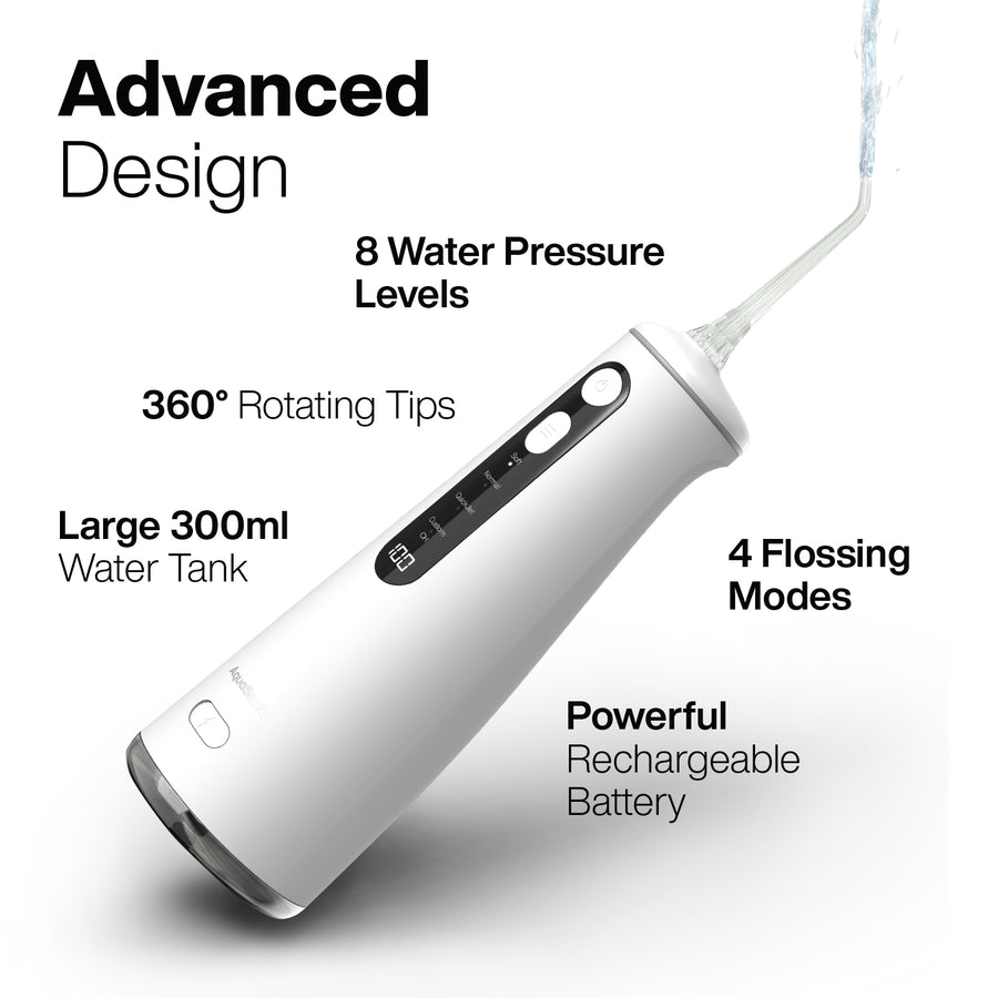 Elite Rechargeable Water Flosser with 4 Modes | AquaSonic