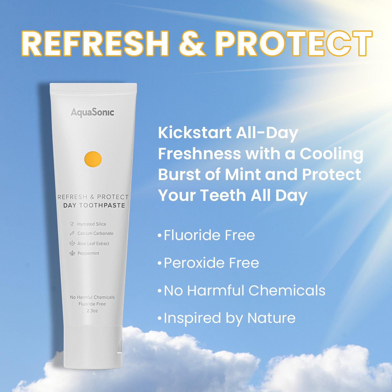 Day & Night Fluoride-Free Toothpaste – AquaSonic