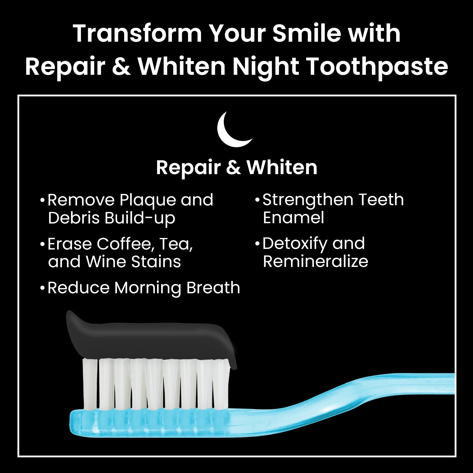 Repair & Whiten Fluoride-Free Night Toothpaste Duo – AquaSonic
